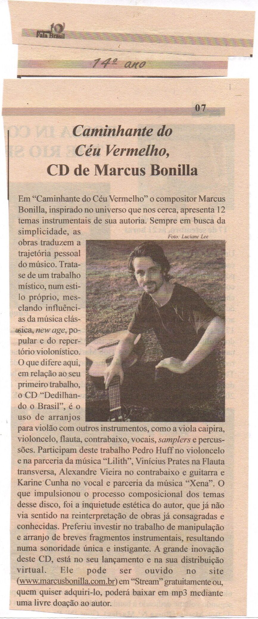 Marcus Bonilla – Músico e professor